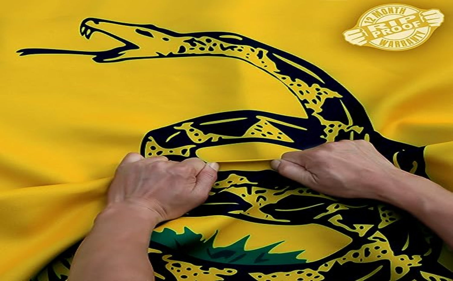 Rip-Proof Technology Double Sided 3-Ply Don't Tread On Me Flag 3x5 Foo ...